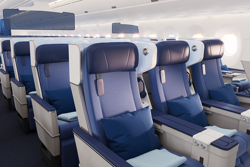Neue A350 Kabine | Edelweiss